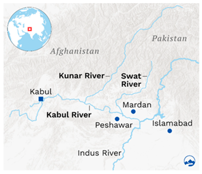 Afghanistan's major water sources: Amu Darya, Kabul. UPSC