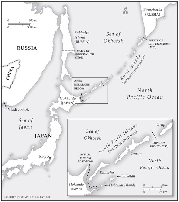 Kuril Islands Map Kuril Islands National Mosaic: Soviet Military