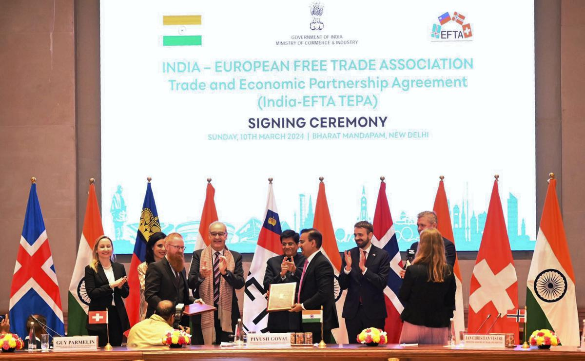 India-EFTA Trade and Economic Partnership Agreement UPSC