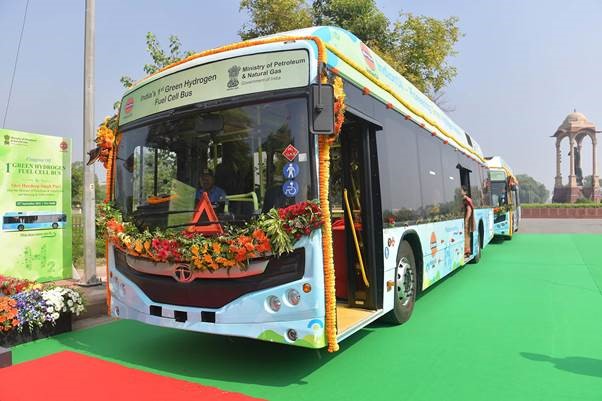 India’s 1st Green Hydrogen Fuel Cell Bus UPSC.