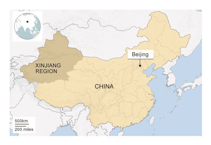 Muslim Uighur community in Xinjiang