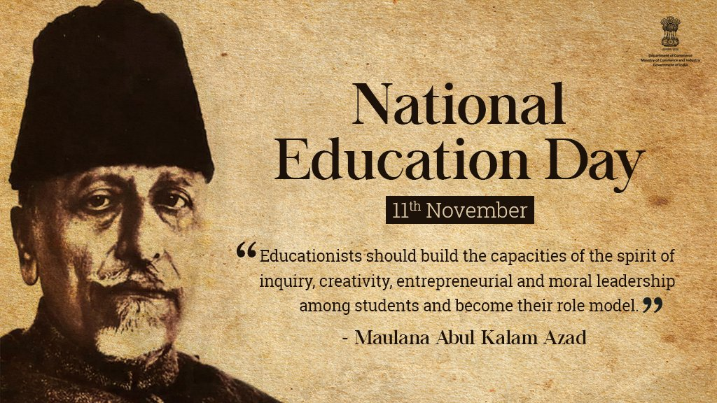 National Education Day on November 11 UPSC