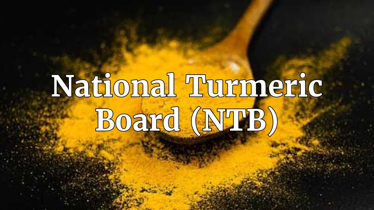 Establishment of the National Turmeric Board UPSC
