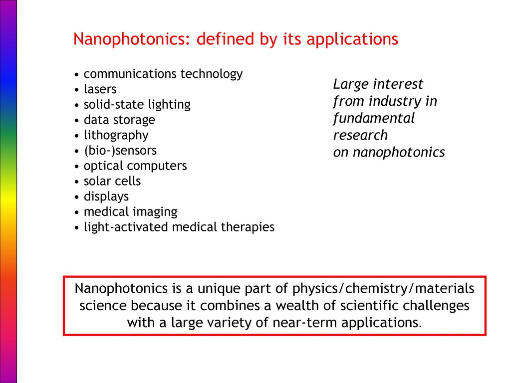NANOPHOTONICS