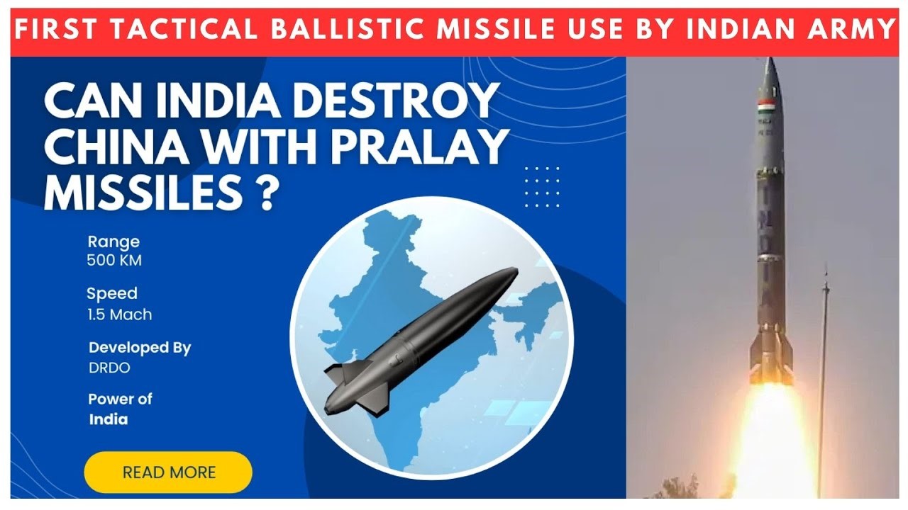 Pralay tactical ballistic missiles