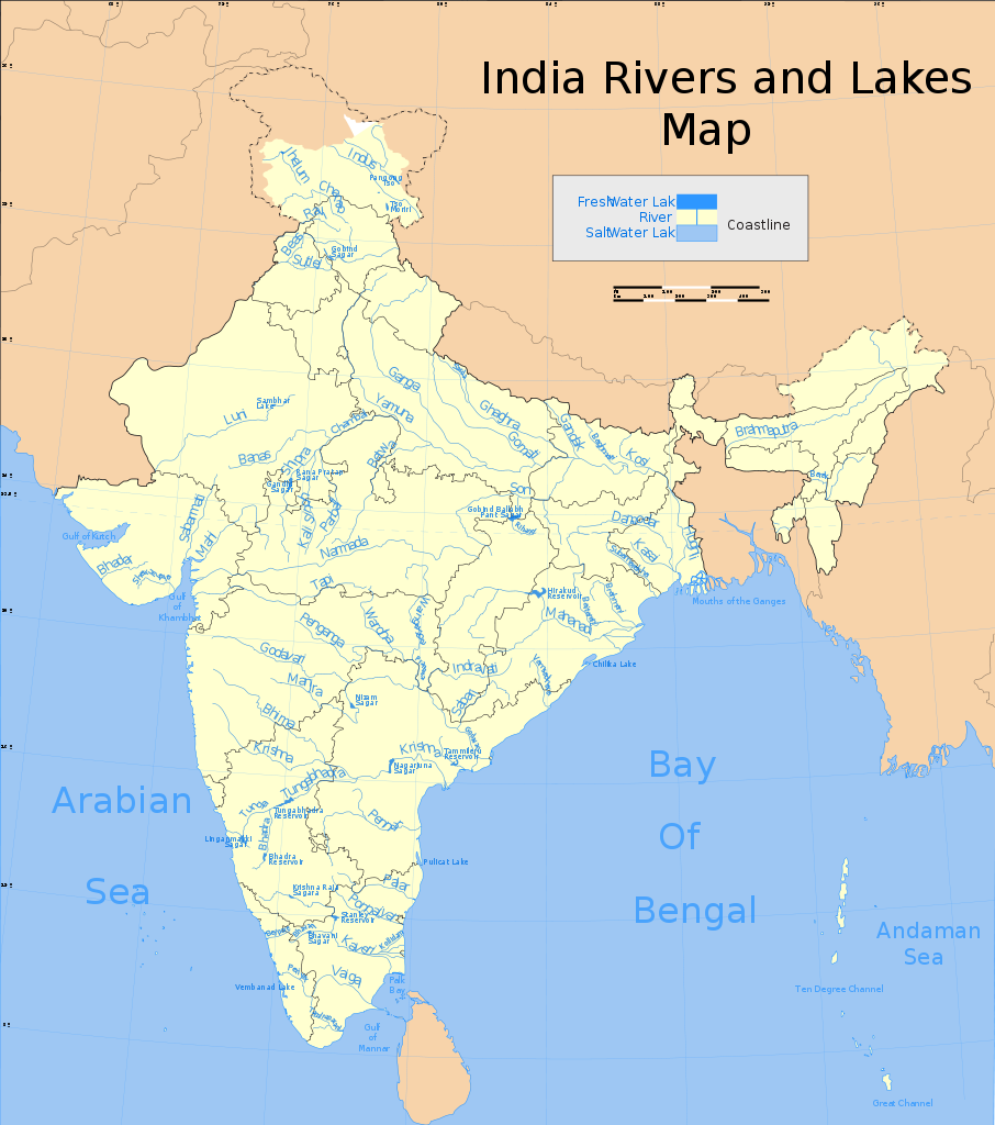 State wise Rivers List in India | IAS GYAN - UPSC