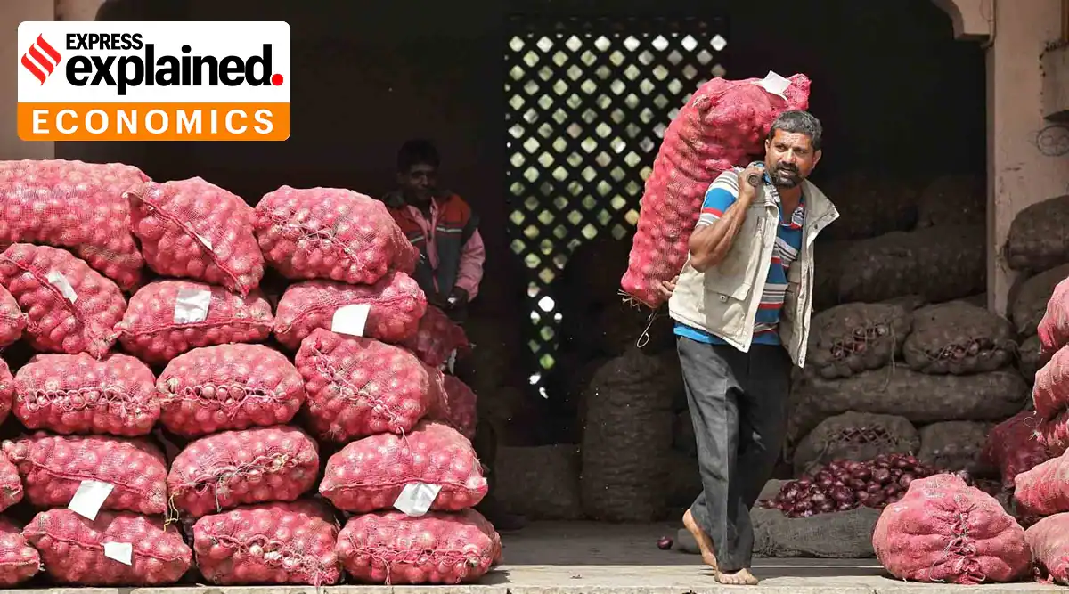 40% export duty on onions as the response Surge in onion prices UPSC
