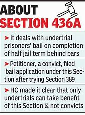 Supreme Court upheld Section 436A of the CrPC. UPSC
