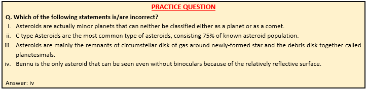 About Asteroids | UPSC Current Affairs | IAS GYAN
