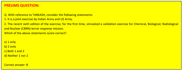 About TARKASH | UPSC Current Affairs | IAS GYAN