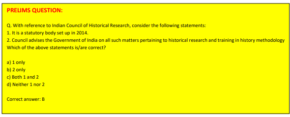 Indian Council For Historical Research | UPSC Current Affairs | IAS GYAN