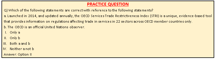 SERVICES TRADE RESTRICTIVENESS INDEX (STRI) | UPSC Current Affairs ...