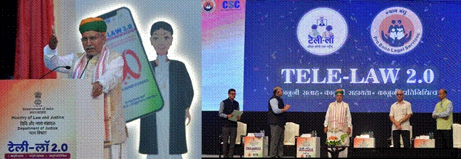 Union Minister of Law and Justice launched Tele-Law 2.0 initiative UPSC
