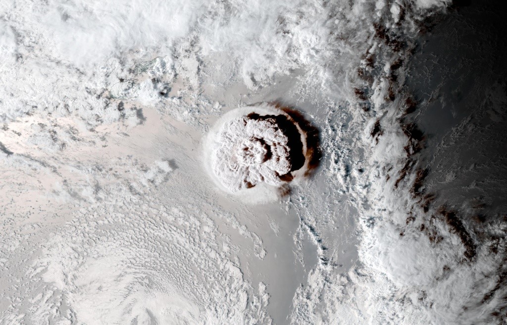 Tonga volcano eruption affects global weather. UPSC