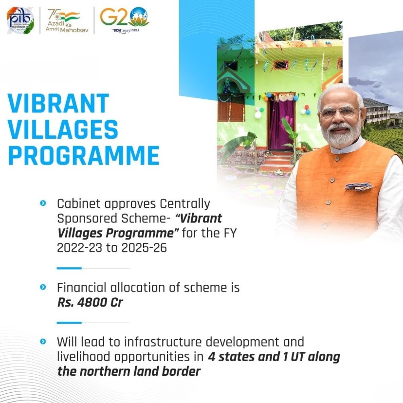 Vibrant Village Program -UPSC Current Affairs - IAS GYAN