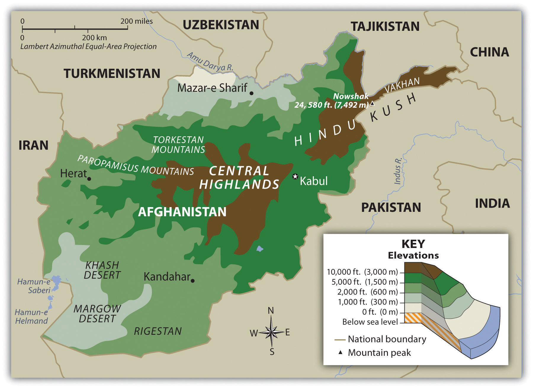 GEOGRAPHY OF AFGHANISTAN UPSC