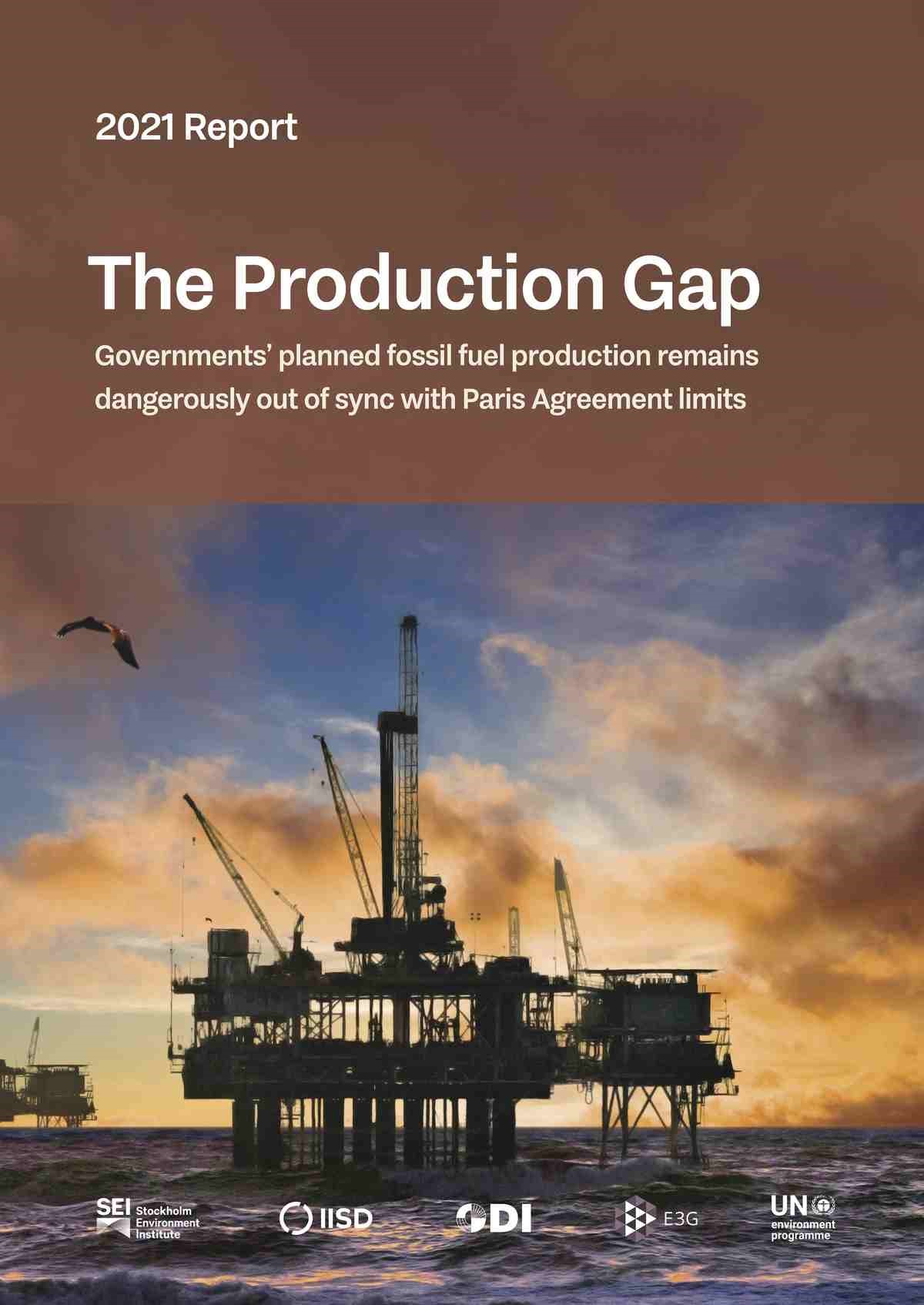 UNEP production Gap report