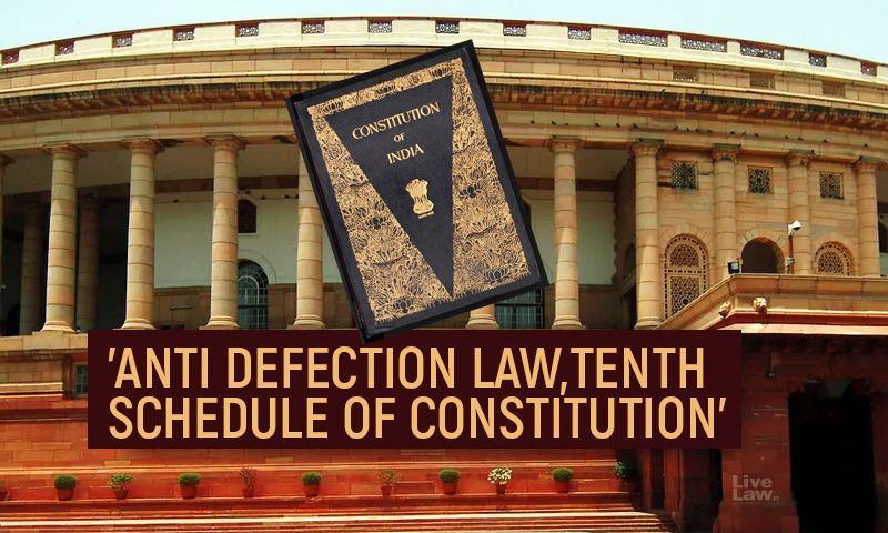Anti- Defection Law