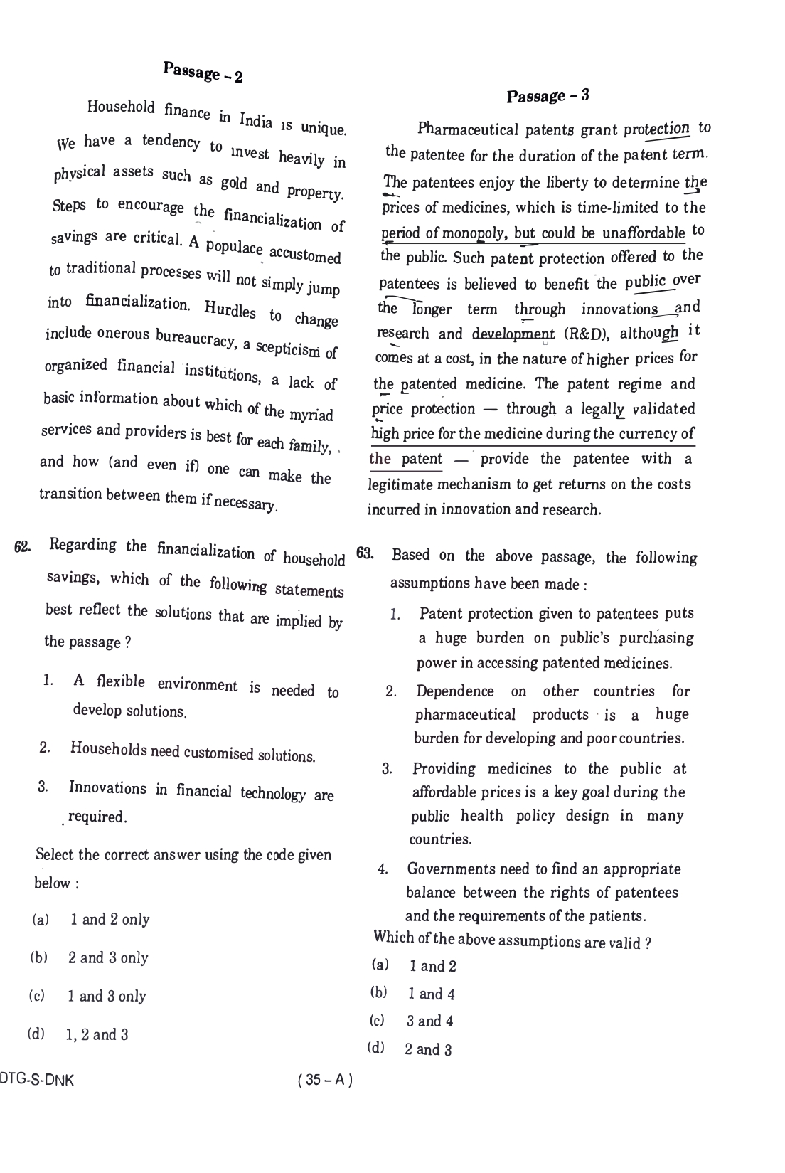 Upsc Csat 2023 Question Paper